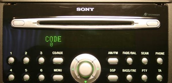 Generador De Código De Radio Sony - Código de radio