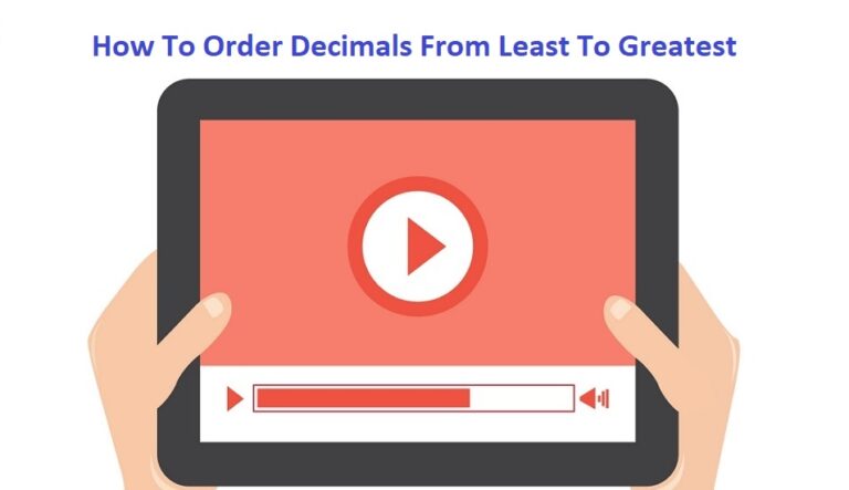 Order Decimals From Least To Greatest - Math Calculations